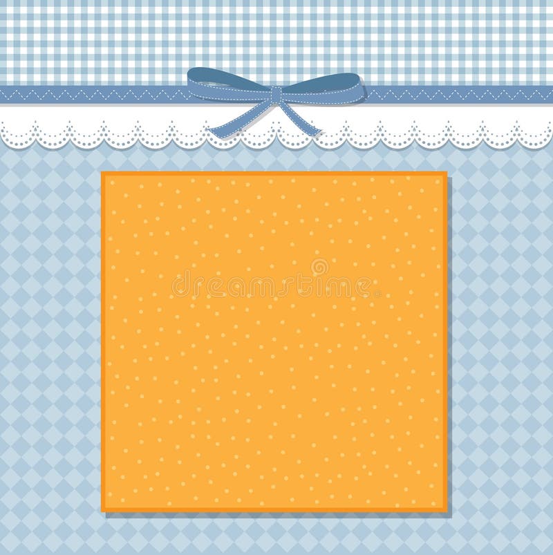 Cool Template Frame Design for Greeting Card Stock Illustration ...