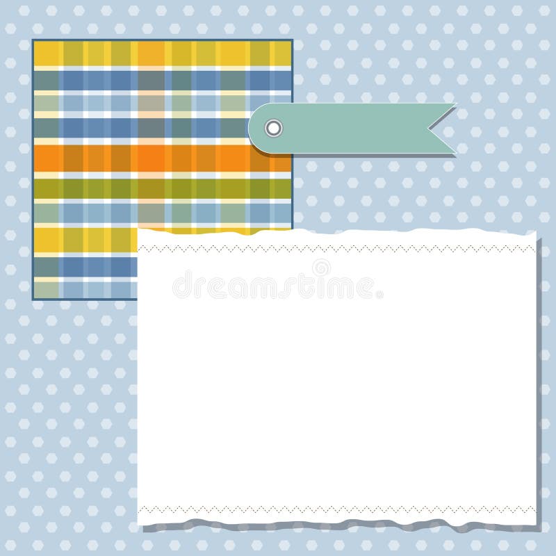 Cool Template Frame Design for Greeting Card Stock Vector ...