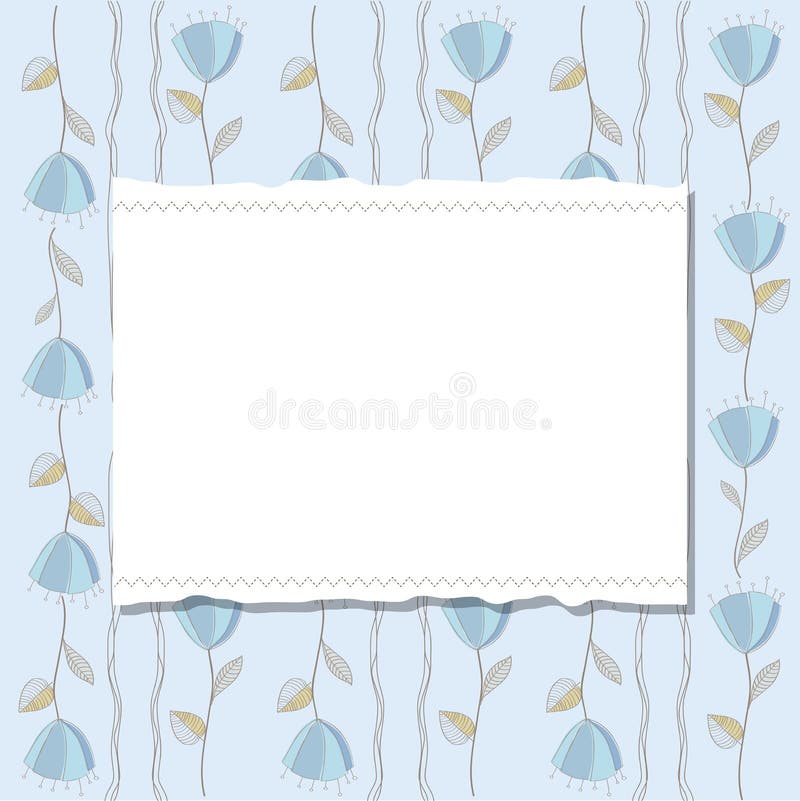 Cool Template Frame Design for Greeting Card Stock Vector ...