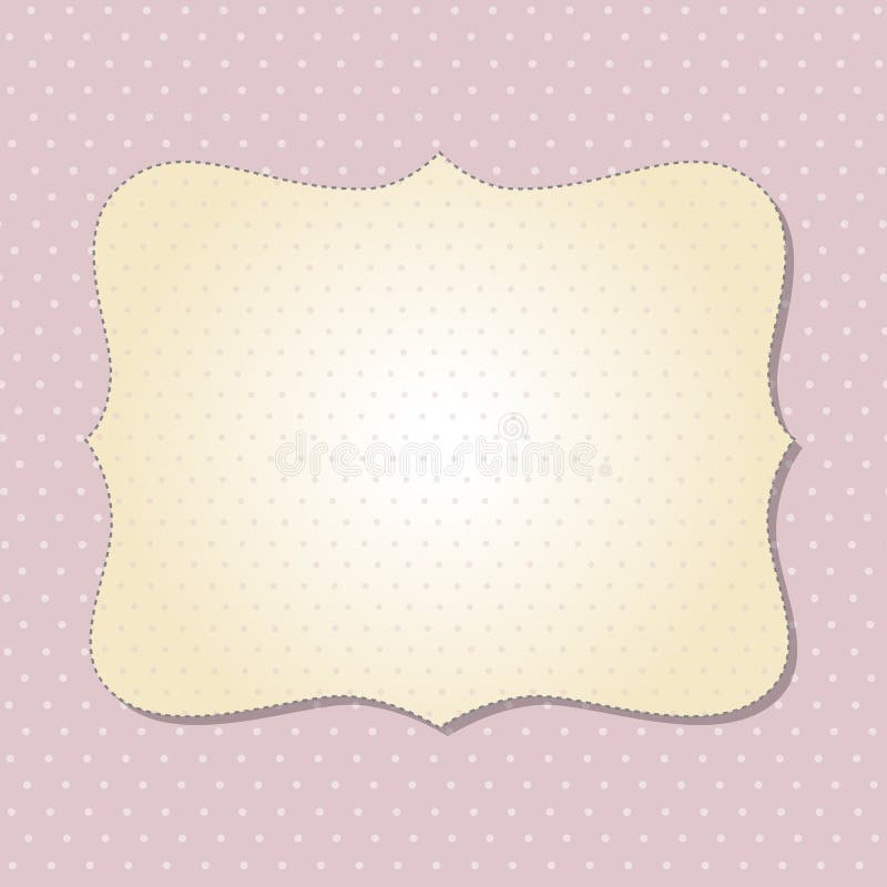 Cool Template Frame Design for Greeting Card Stock Vector ...