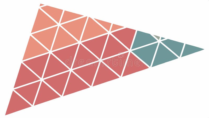 Cool Tones Geometric Triangle Pattern, Modern Abstract Background Art Vector Design Generative ...