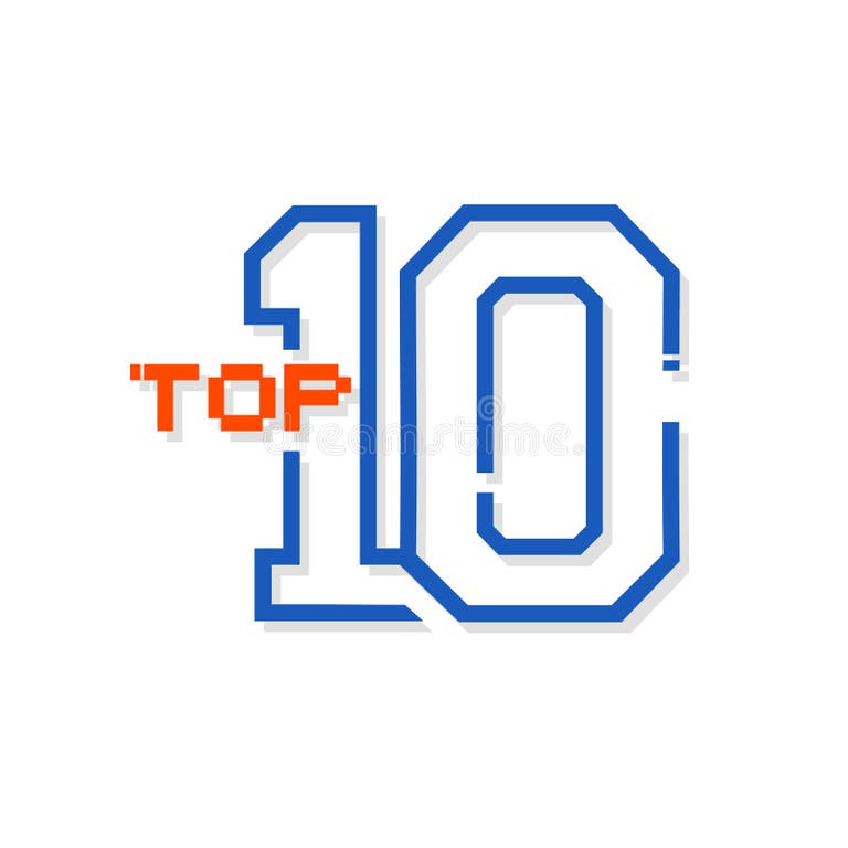 Cool top ten icon stock vector. Illustration of design - 148378045