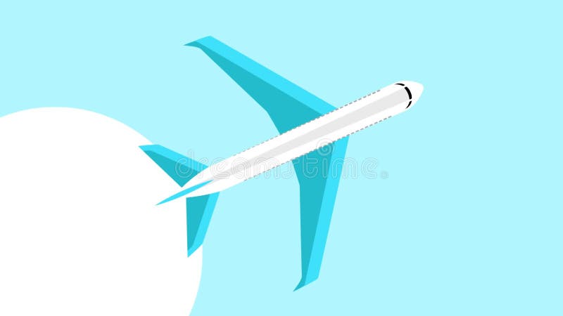 This is a Cool Transition Video about a Plane Flying through Space ...