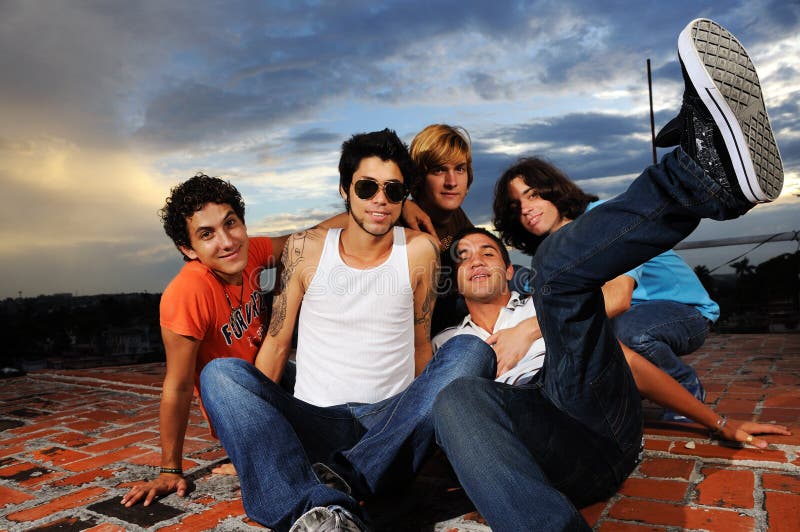 Cool trendy group stock photo. Image of attitude, band - 8808164