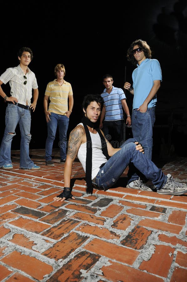 Happy team jumping stock image. Image of cool, crazy, adult - 3974887