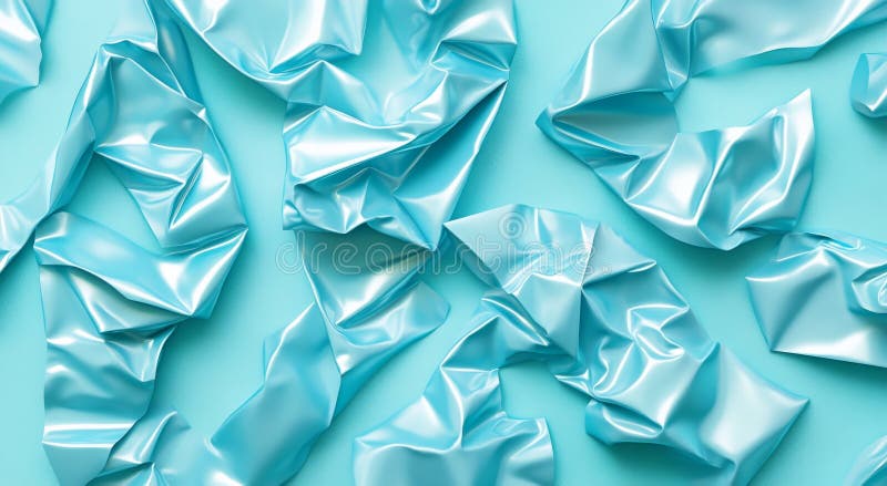 Cool Turquoise Plastic Wrap, Textured To Perfection, Forms a Visually ...