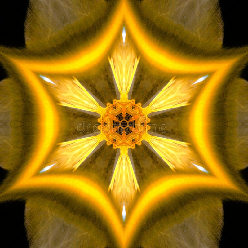 Cool and Unique Yellow Leaf Abstract Background Illustration Stock ...