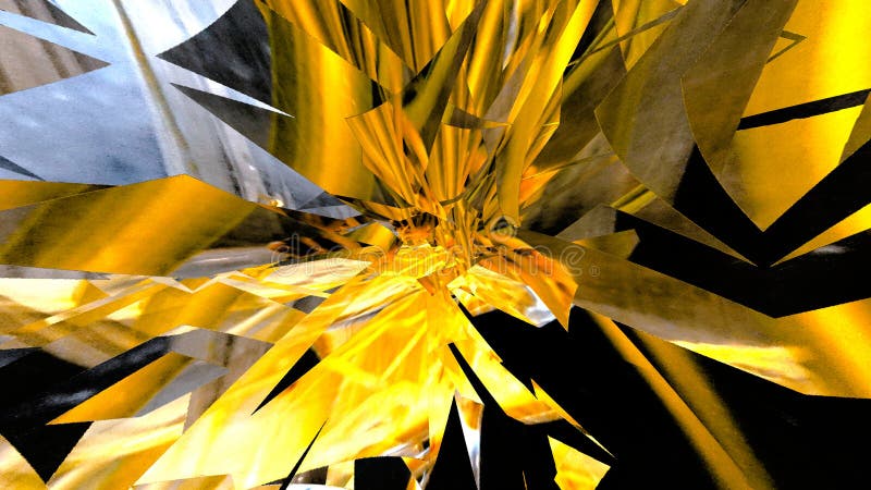 Cool and Unique Yellow Leaf Abstract Background Illustration Stock ...