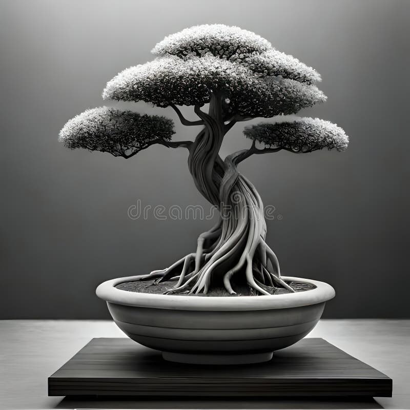 Cool and Unusual Tree - Ai Generated Image Stock Illustration ...