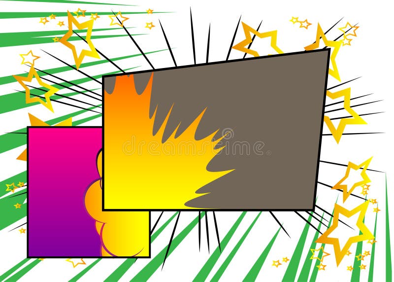 Cool Vintage Abstract Cartoon Backdrop, Comic Book Background. Retro ...