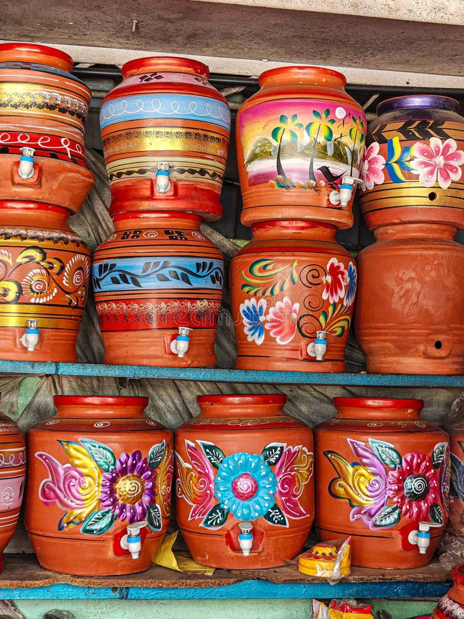 Cool Water from the Earthen Pot Mataka Ka Pani Stock Image - Image of ...