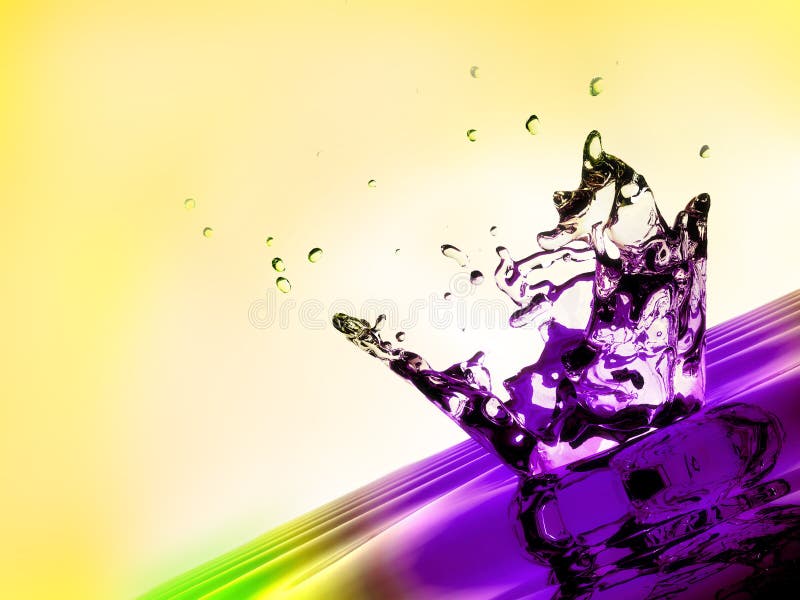 Cool water splash stock image. Image of brandy, glowing - 3259617