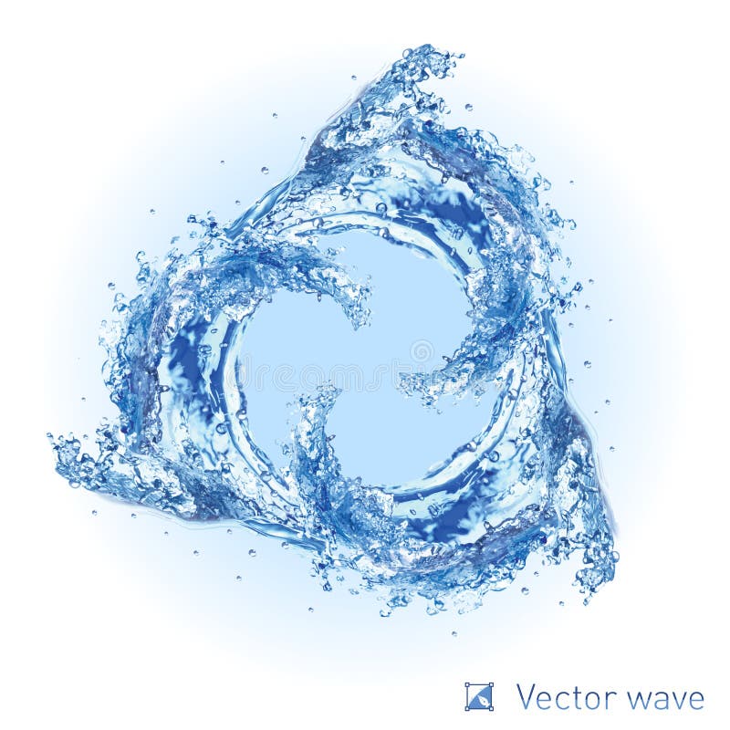 Cool water wave stock illustration. Illustration of clear - 15235304