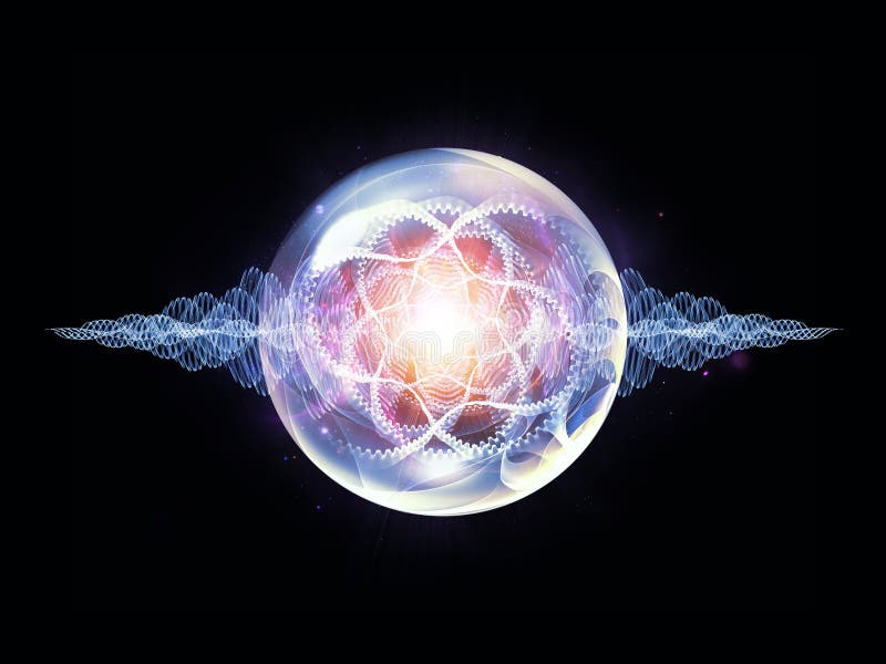 Cool Wave Particle stock photo. Image of elementary, fractal - 36480308