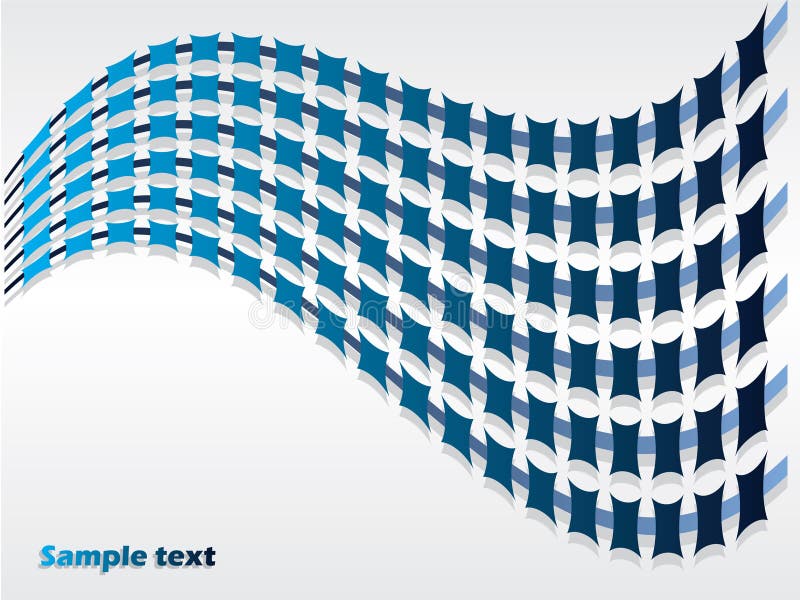 Cool Waves stock vector. Illustration of blue, modern - 10176741