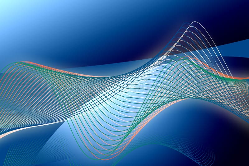 Abstract Cool waves stock illustration. Illustration of shape - 2963463