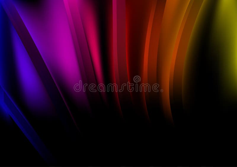 Cool Wavy Stripes Background Stock Vector - Illustration of cool, lines ...