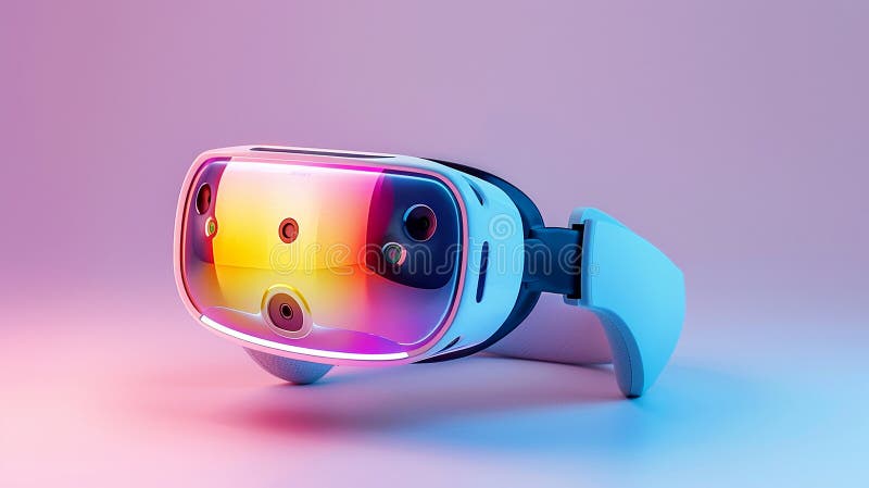 Cool White VR Glasses, Headset, Sleek and High End Look, Artificial ...