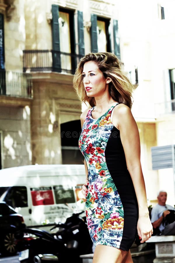 Cool woman in the city stock image. Image of care, attractive - 42793257