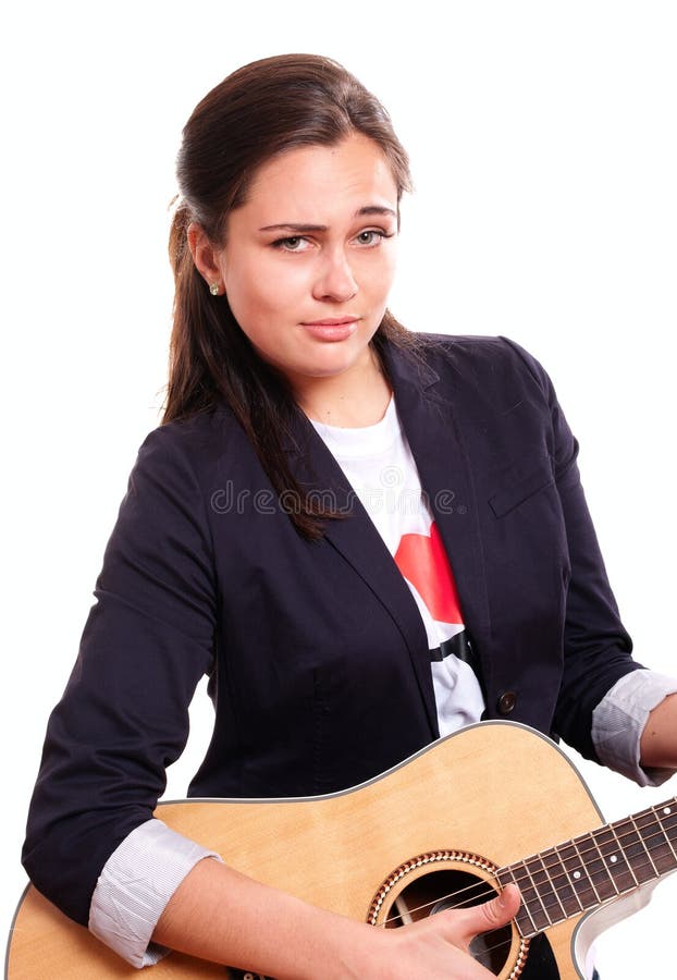 Cool woman counttry singer stock image. Image of isolated - 19519483