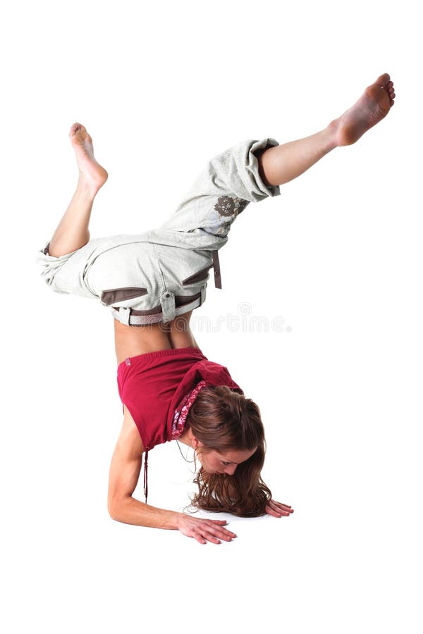 Cool woman dancer stock image. Image of breakdancing - 12271429