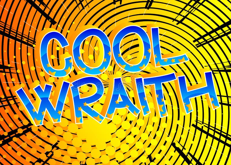 Cool Wraith Comic Book Style Cartoon Words Stock Vector - Illustration ...