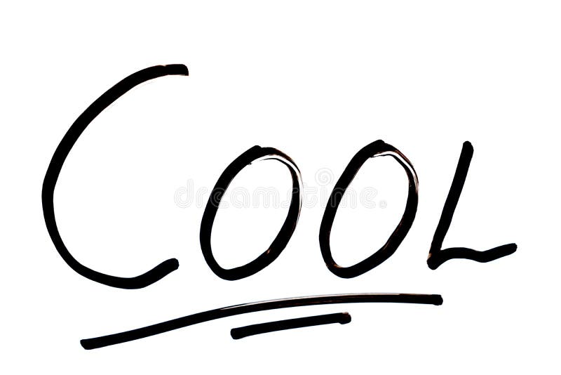 Be Cool Written on the Beach Sand Stock Image - Image of sandy ...