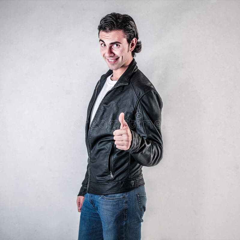 Cool young guy stock photo. Image of retro, handsome - 37018432