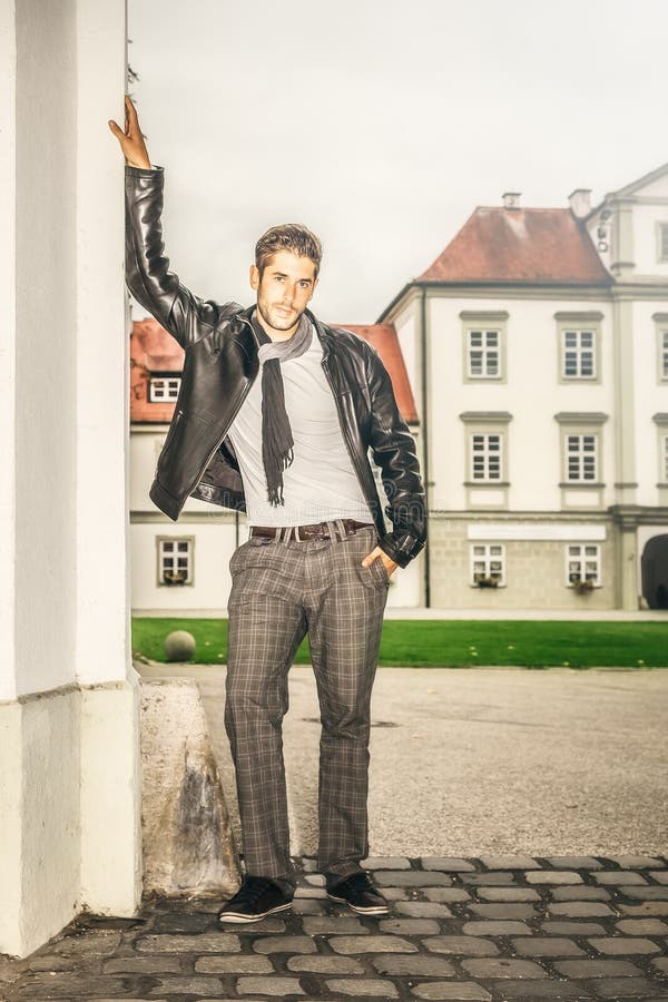 Cool young man stock image. Image of lifestyle, attractive - 27691123