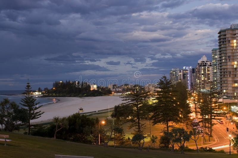 Coolangatta Beach stock photo. Image of beach, coast - 53306512