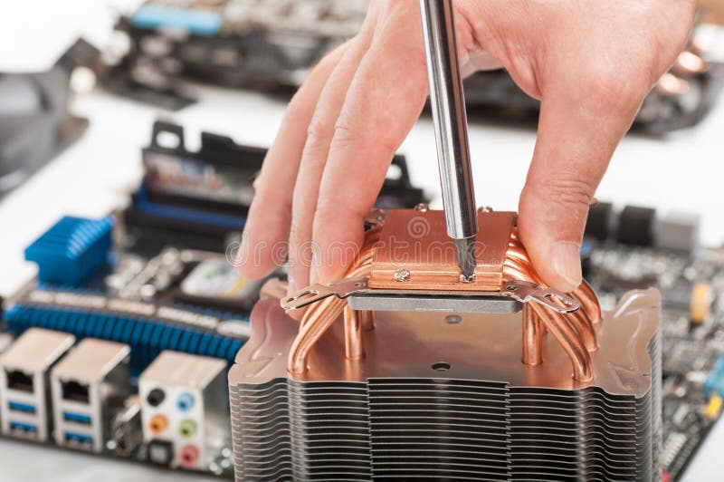 Cooler for computer stock photo. Image of electronic - 62356790