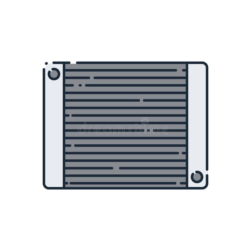 Cooler flat icon. stock vector. Illustration of isolated - 126993579