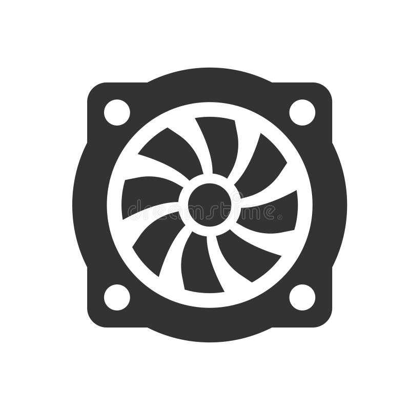 Cooler icon stock vector. Illustration of cooling, parts - 350120726