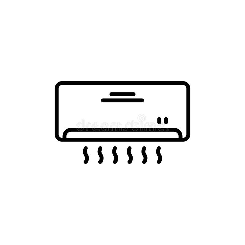 Cooling Air Conditioner Icon for Climate Control Systems Stock ...