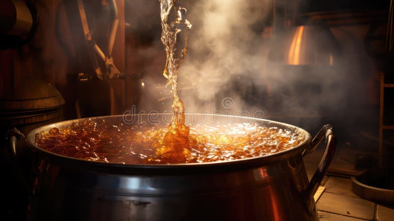 Cooling beer kettle stock illustration. Illustration of cools - 362227311