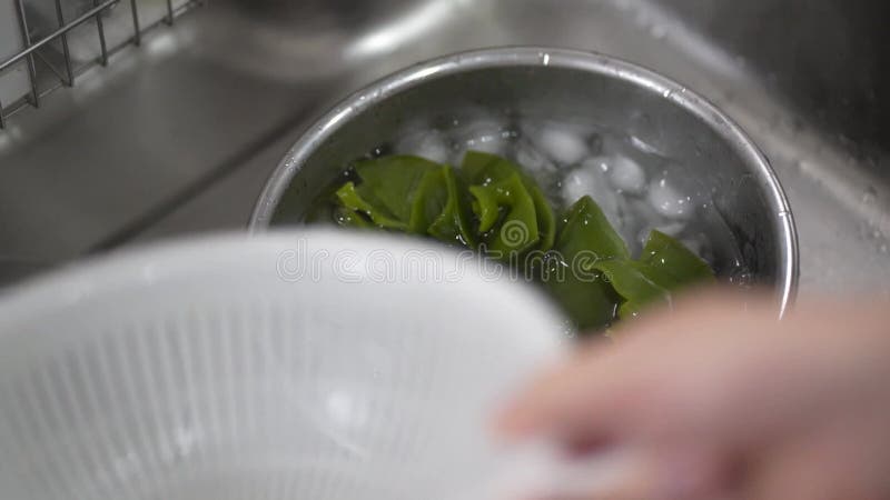 Cooling Boiled Turnips in Ice Water Stock Video - Video of cooking ...