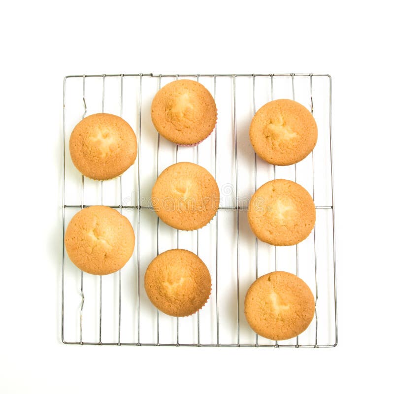 Cooling Cupcakes stock photo. Image of kitchen, indulgence - 16697572