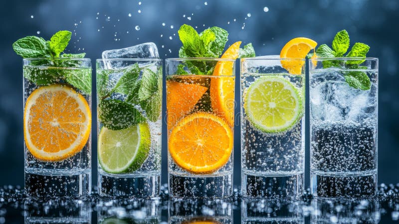 Cooling Drinks that Combine the Flavors of Lime, Orange, and Mint for ...