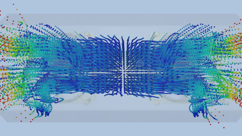Cooling Fan Airflow Simulation Cfd Simulation Computational Fluid