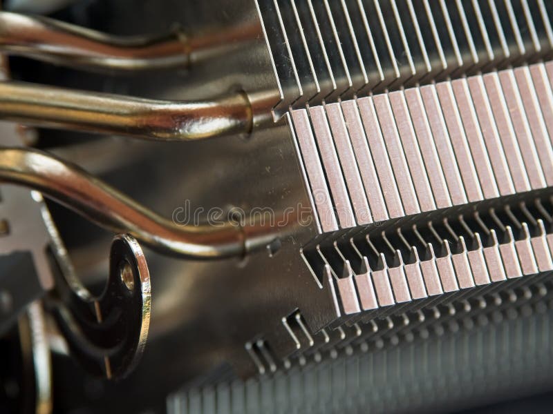 Computer chip cooling fan stock photo. Image of hardware - 124647356