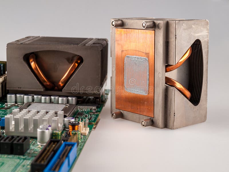 Cooling Fan with Cpu in the Computer System Unit, Cooling the Computer ...