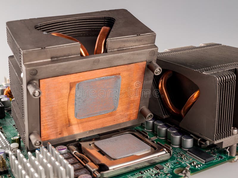 Cooling Fan with Cpu in the Computer System Unit, Cooling the Computer ...