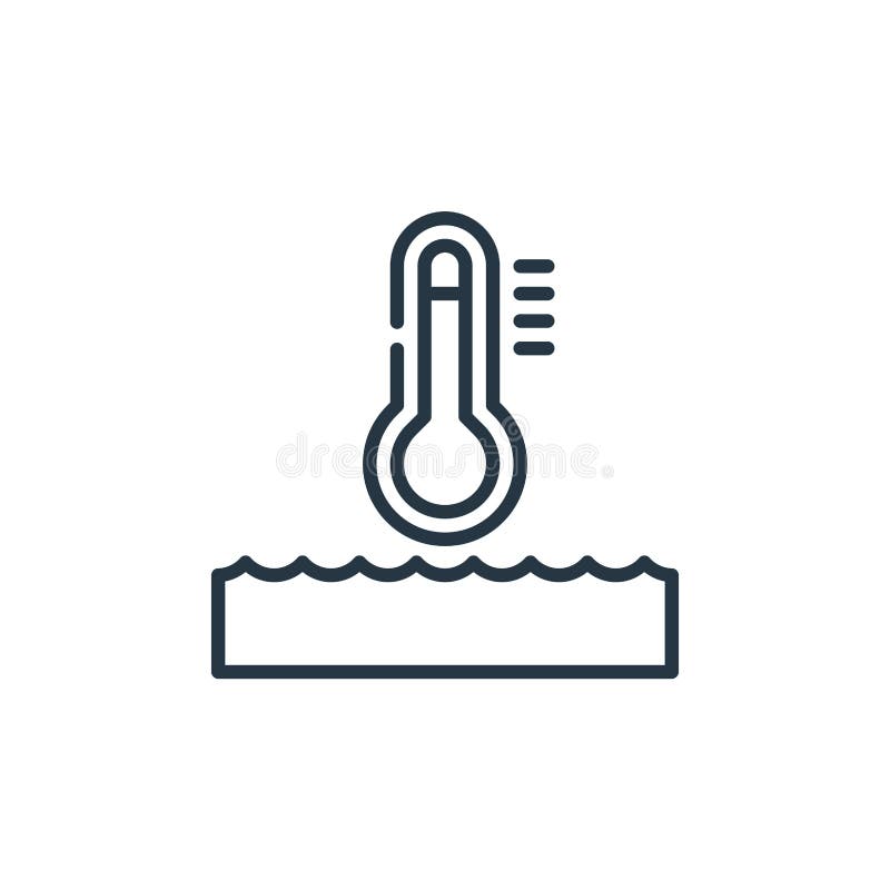 Cooling Icon Vector from Car Engine Concept. Thin Line Illustration of ...