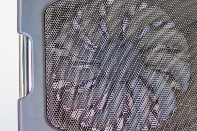 Cooling the laptop. stock image. Image of aeration, paddle - 102517627