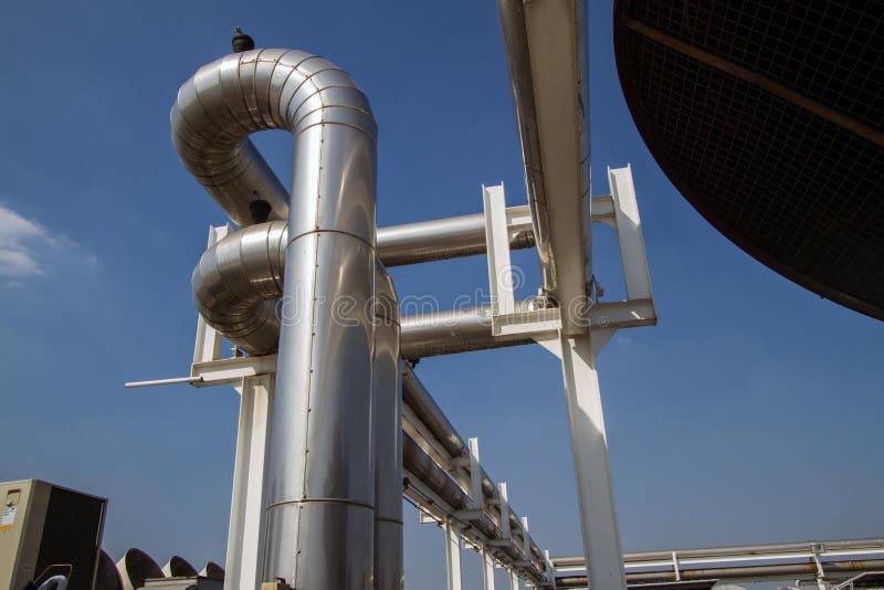 Cooling pipe stock image. Image of conductors, system - 36880345