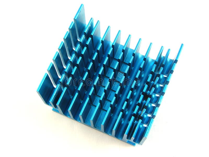 Cooling a Radiator of Dark Blue Colour Objects Ov Stock Image - Image ...