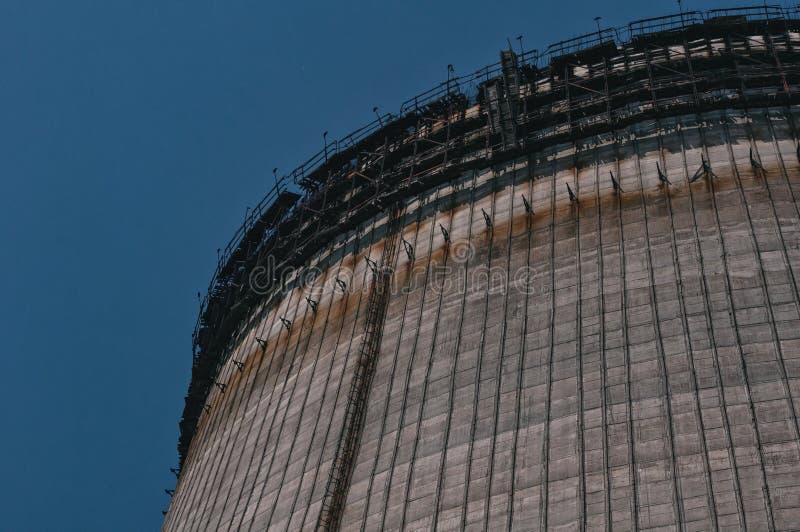 Cooling Stack of Reactors Building in Pripyat, Chernobyl Exclusion Zone ...