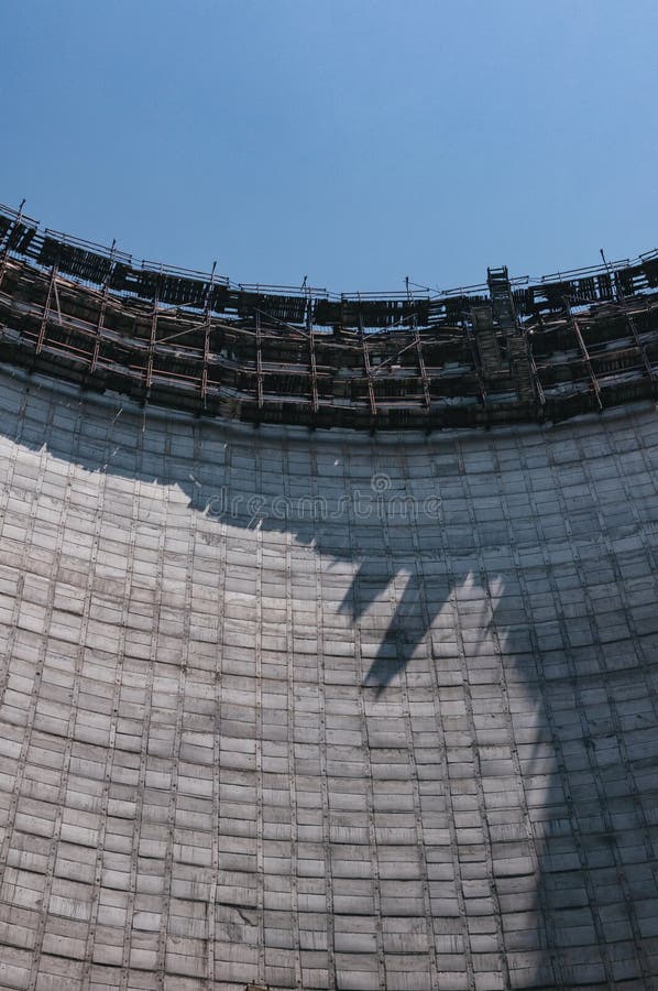 Cooling Stack of Reactors Building in Pripyat, Chernobyl Exclusion Zone ...