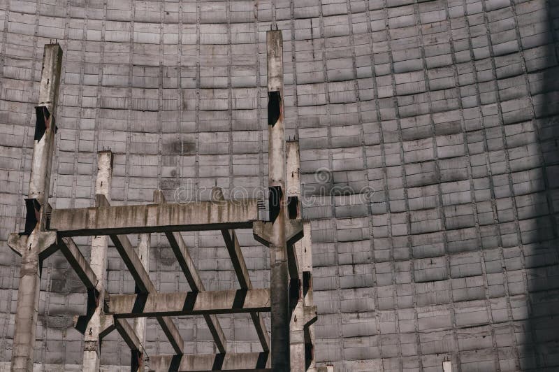 Cooling Stack of Reactors Building in Pripyat, Chernobyl Exclusion Zone ...