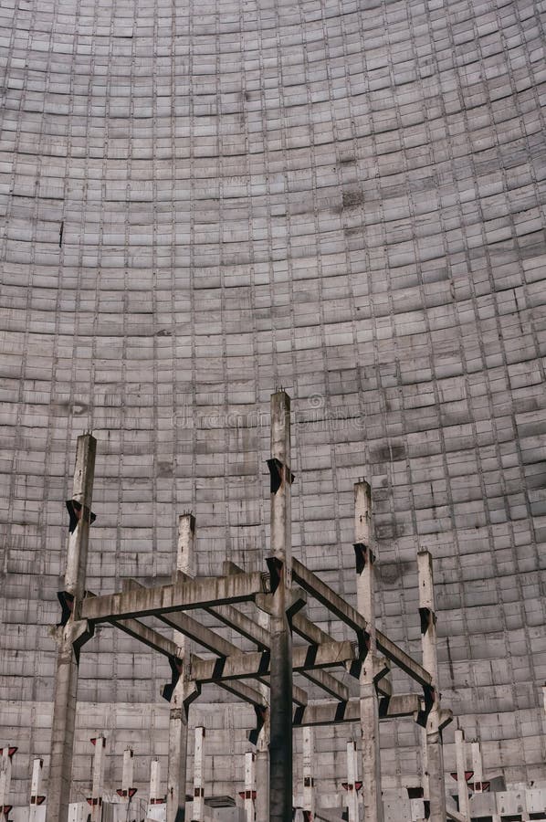 Cooling Stack of Reactors Building in Pripyat, Chernobyl Exclusion Zone ...